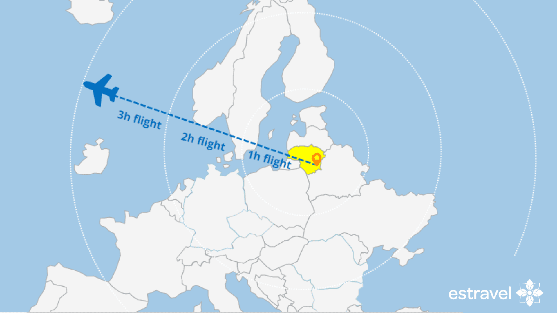 Flights to Lithuania and other ways to travel here | Estravel travel agency